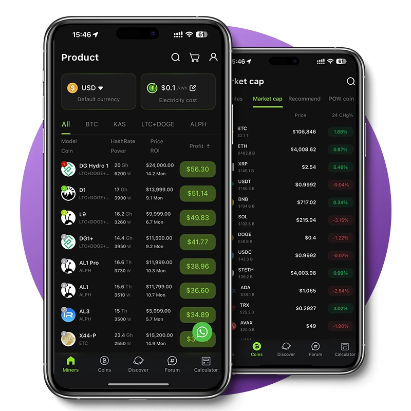 Crypto Miner App | Track Prices, Profitability, & More